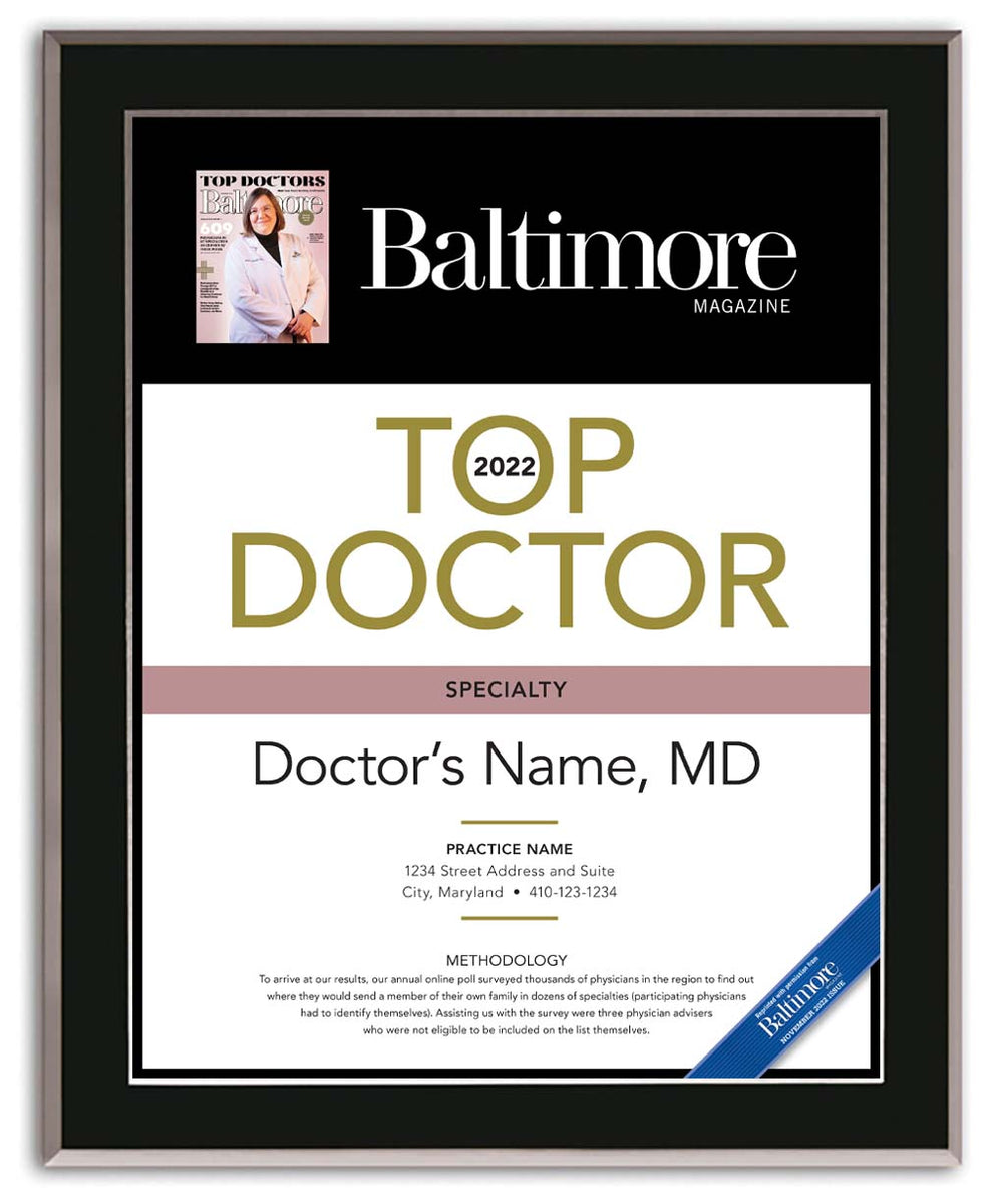 Custom Commemorative Wall Plaques – Baltimore Magazine